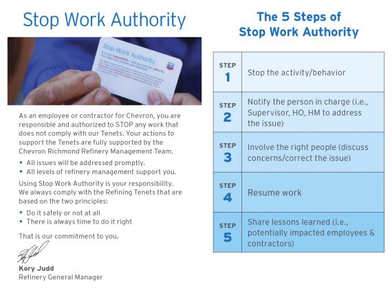 The Power of "Stop Work Authority" - Richmond Standard