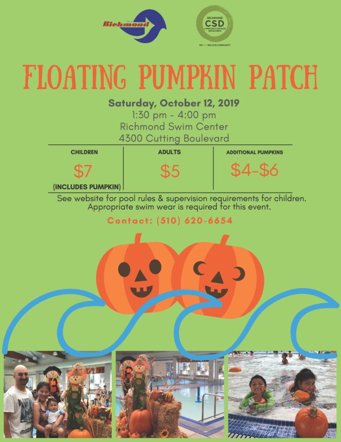 Richmond Swim Center to host Floating Pumpkin Patch - Richmond Standard