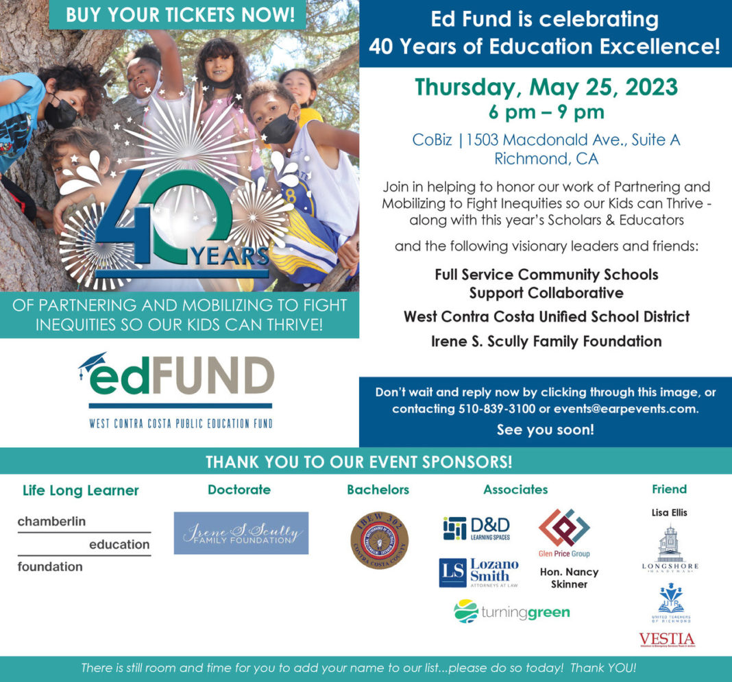 Ed Fund invites community to 40th anniversary celebration - Richmond ...