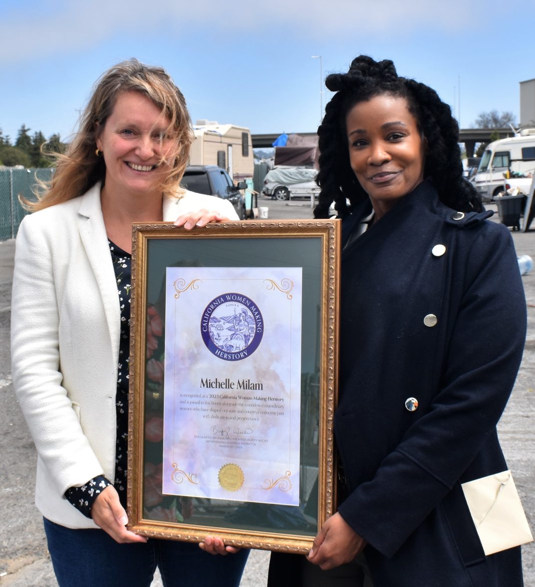 Assemblymember Wicks honors Michelle Milam as 'Woman of the Year ...