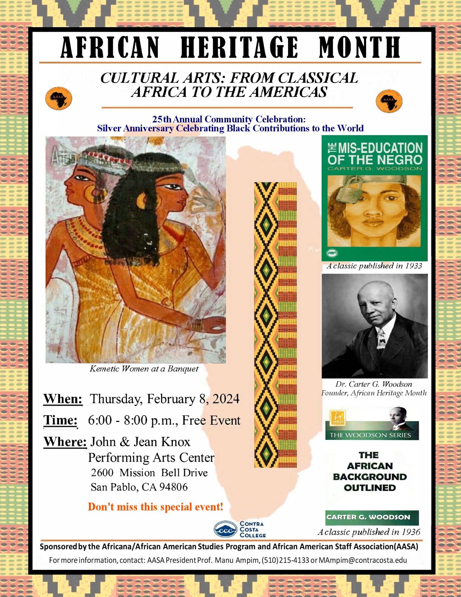 CCC to host 25th anniversary celebration of African Heritage Month ...