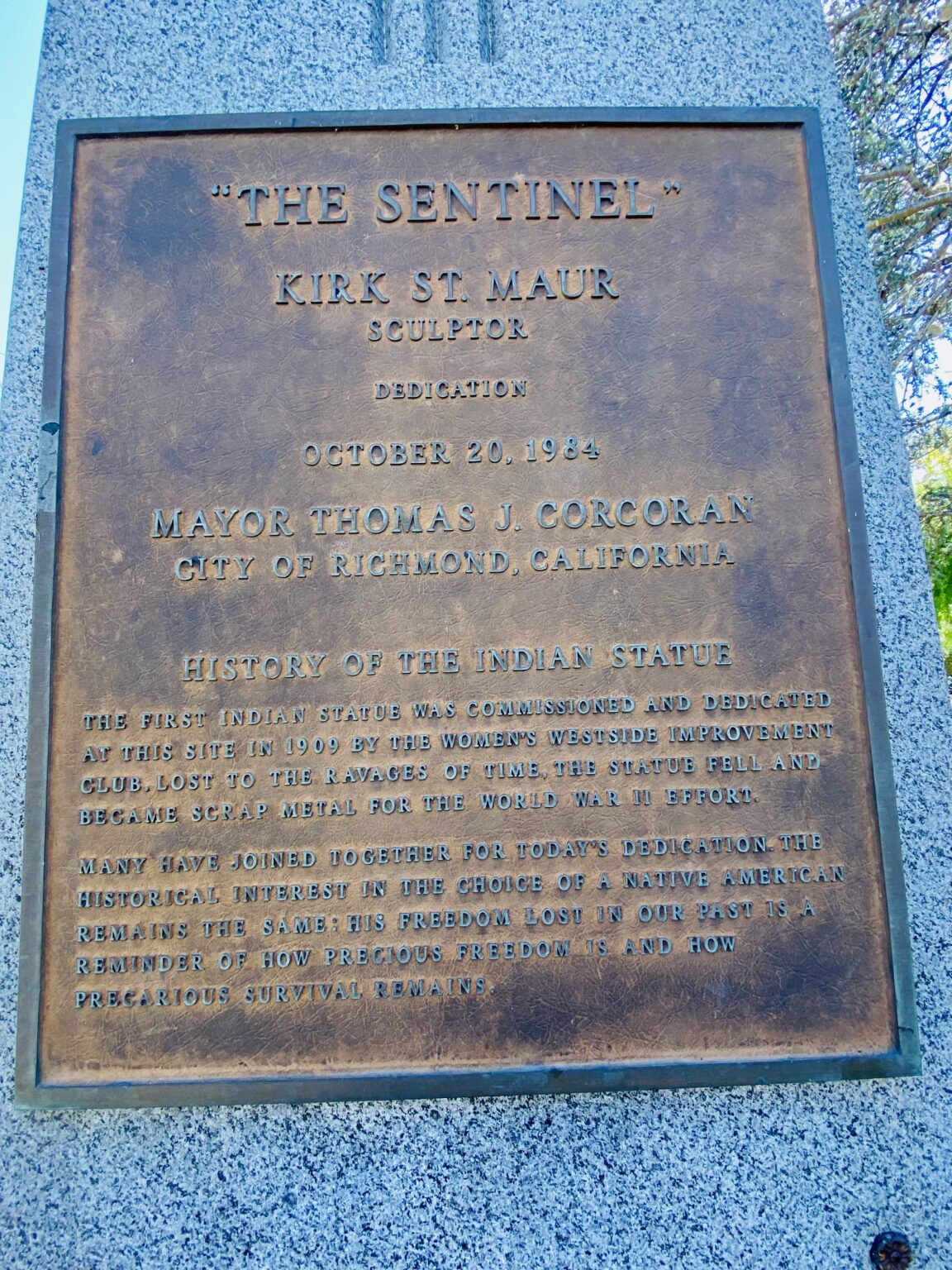 ‘The Sentinel’ statue keeps watchful eye on The Point - Richmond Standard