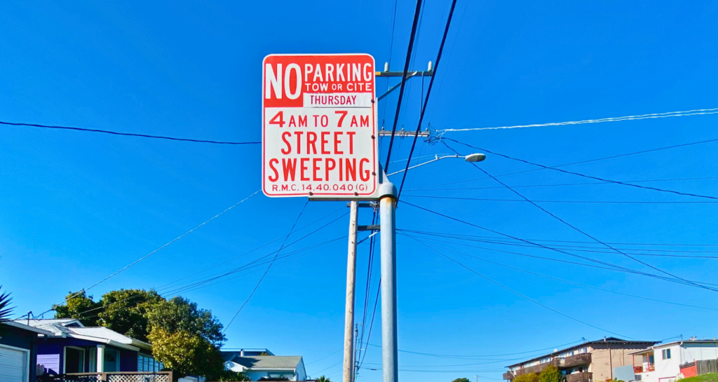 Street sweeping signs go up in Richmond neighborhoods - Richmond Standard